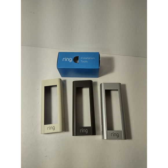 Ring | Other | Set Of 3 Ring Doorbell Pro Cover Faceplate Skin Black ...